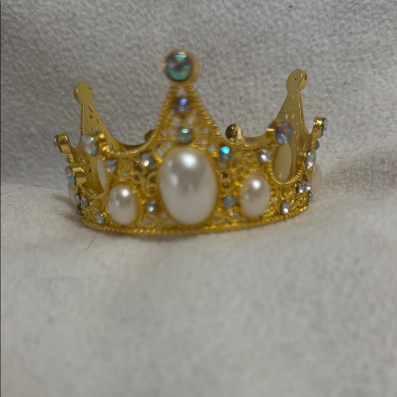 Toys | Labubu Gold Crown With Pearls And Gems | Poshmark